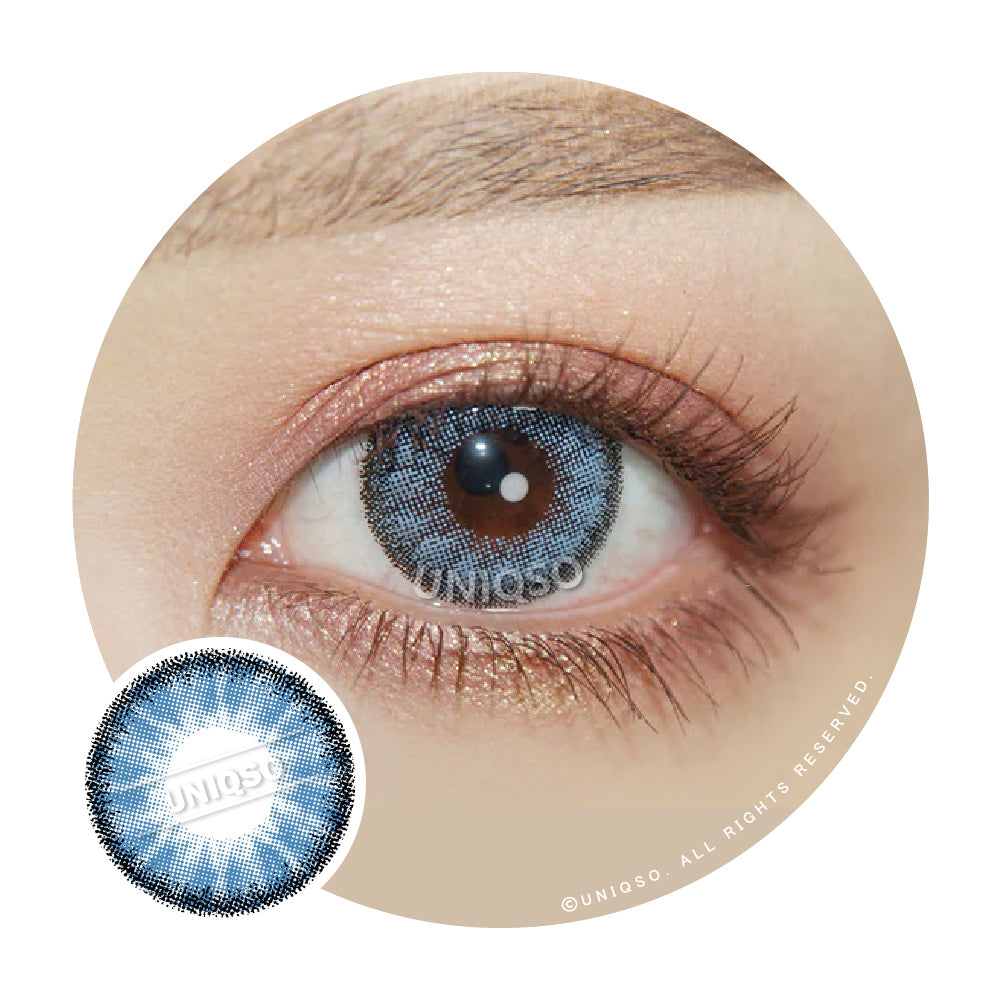Kazzue Cherish Blue Colored Contacts – UNIQSO