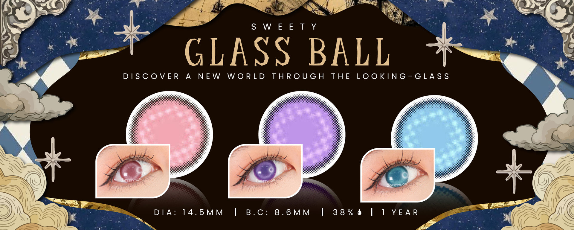 UNIQSO-Colored Contacts, Wigs, Fake Eyelash For Cosplay & Daily Makeup