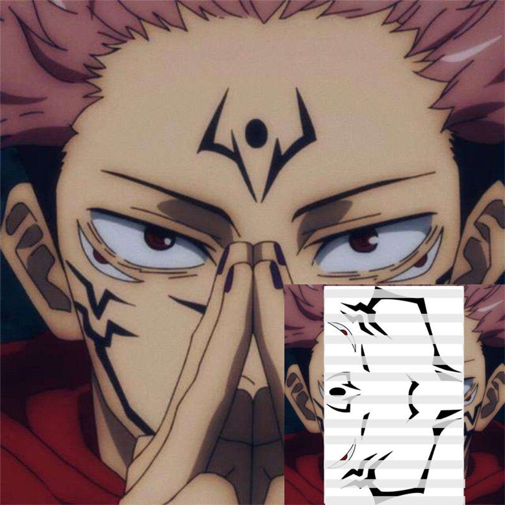 Jujutsu Kaisen Tattoo Sticker For Itadori Yuji & Sukuna – UNIQSO
