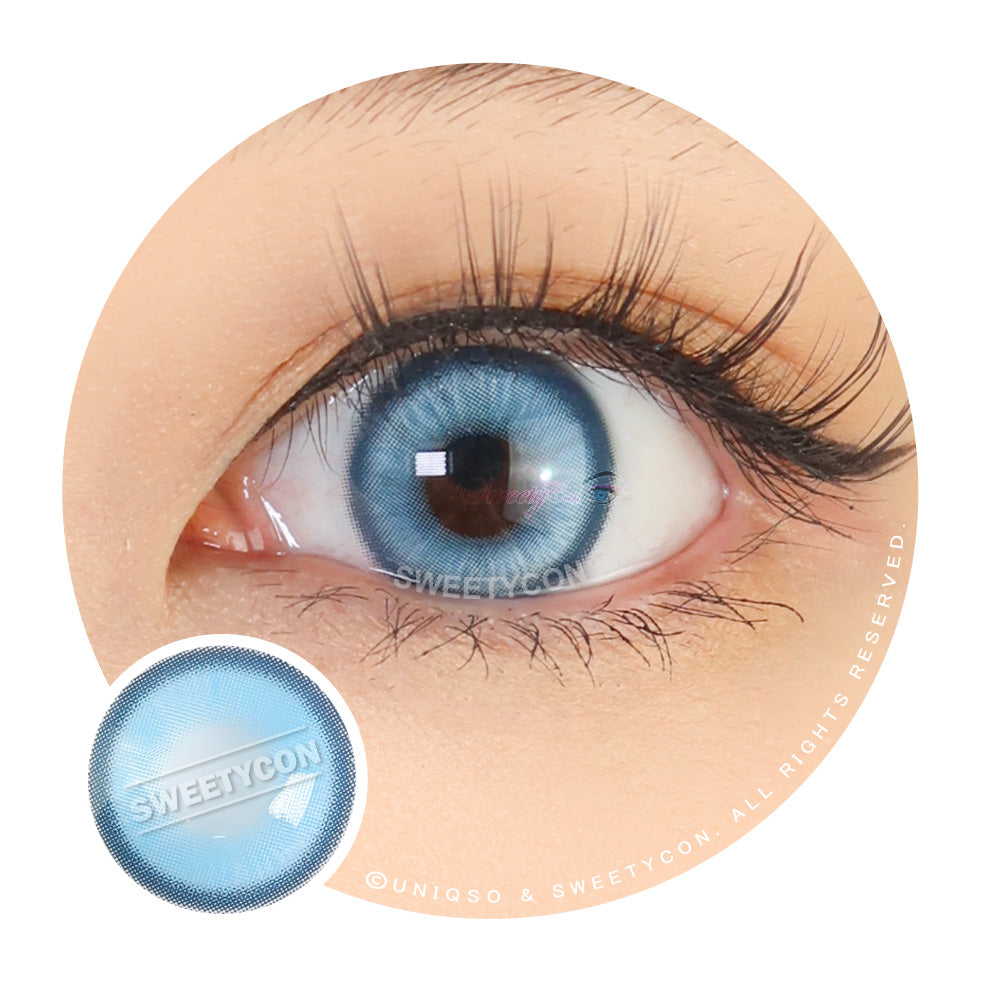 Sweety Magic Pop Blue Colored Contacts – UNIQSO