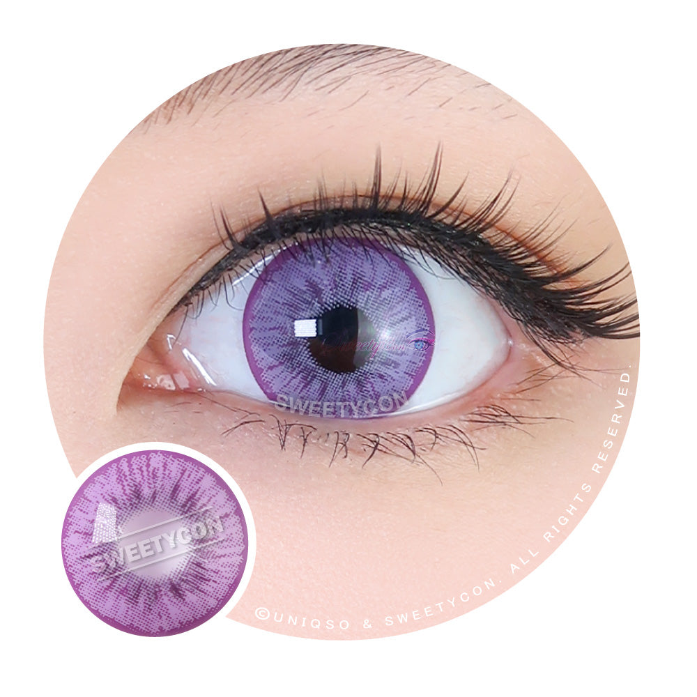 Sweety Icy Violet Colored Contacts – UNIQSO