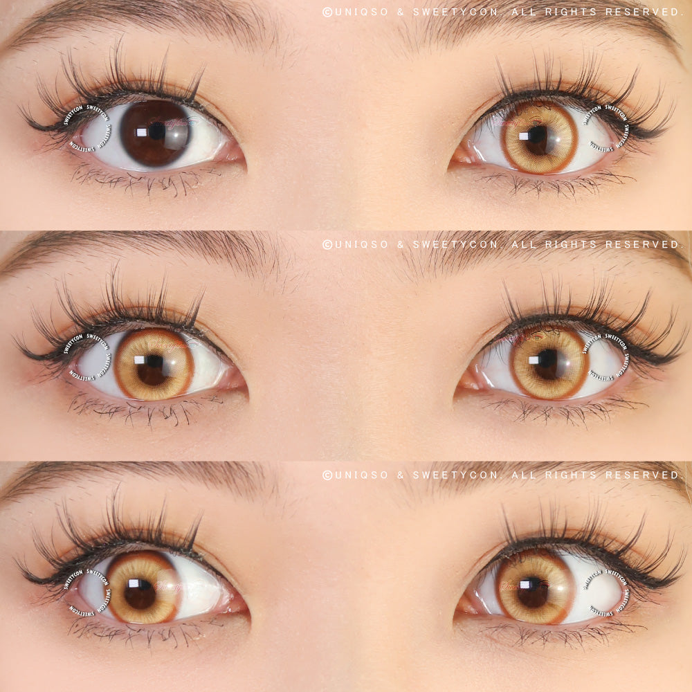 Sweety Magic Pop Brown Colored Contacts – UNIQSO