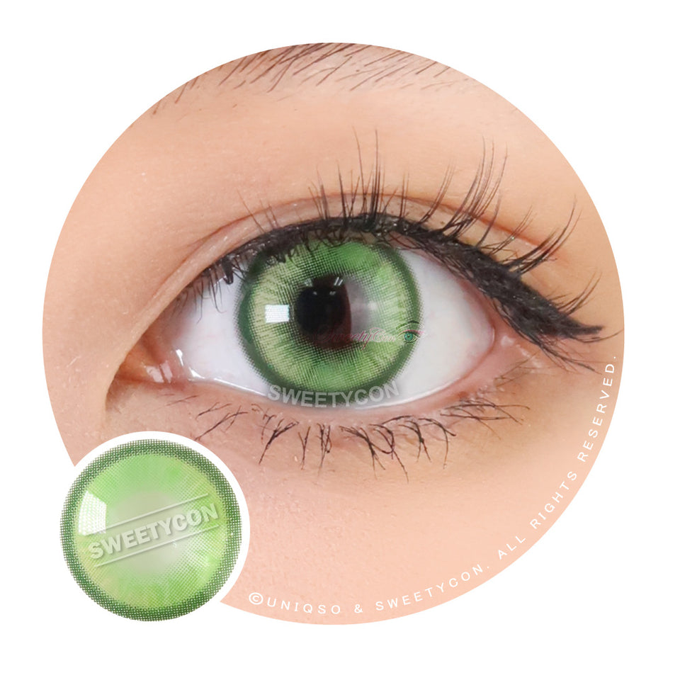 Sweety Magic Pop Green Colored Contacts – UNIQSO
