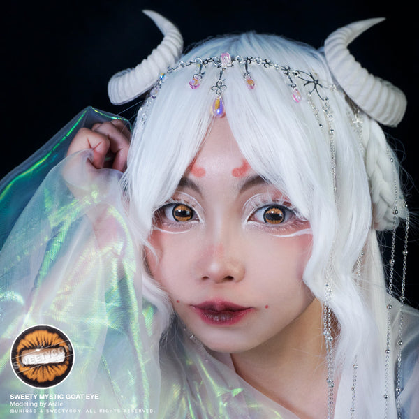 Sweety Mystic Goat Eye - Mesmerizing Halloween & Cosplay Colored ...