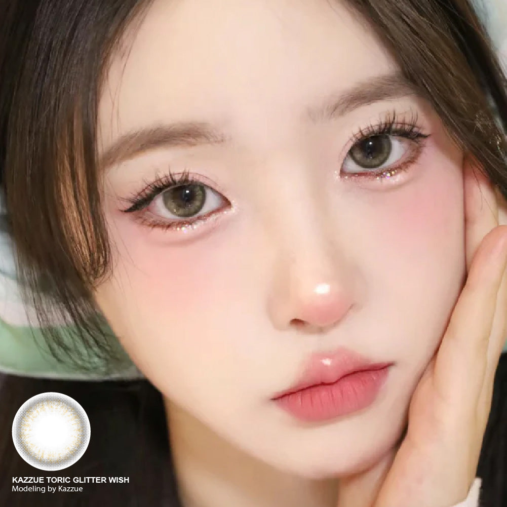 Kazzue Toric Glitter Wish Colored Contacts For Astigmatism – UNIQSO