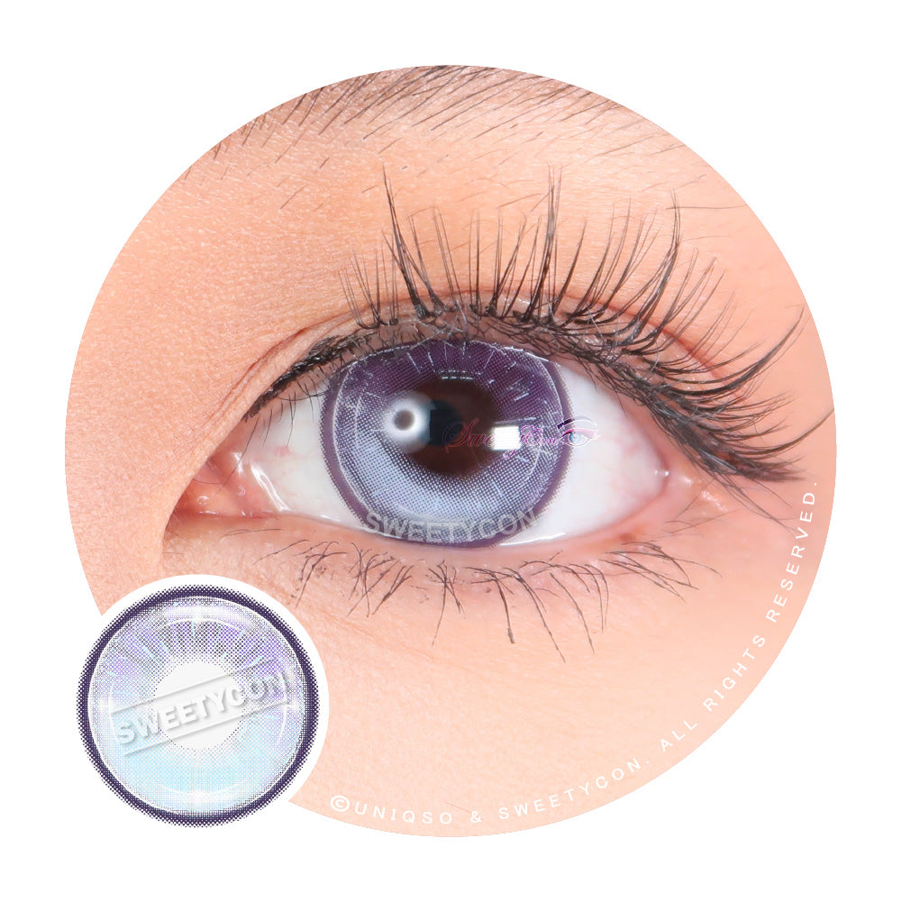 Sweety Vista Violet Colored Contacts | Perfect For Light Violet Eye ...