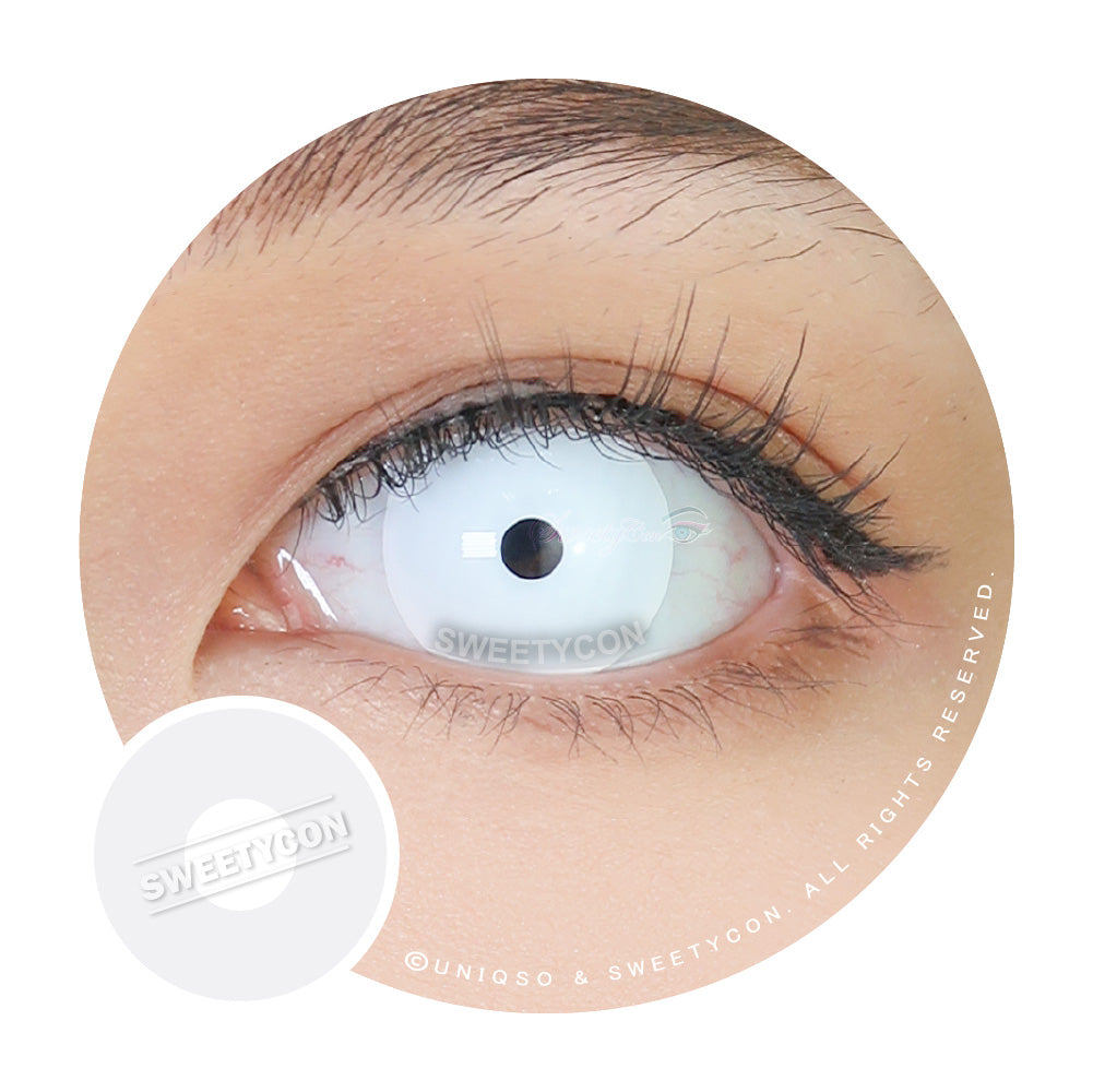 Sweety Crazy Mini S White | Halloween Contacts – UNIQSO