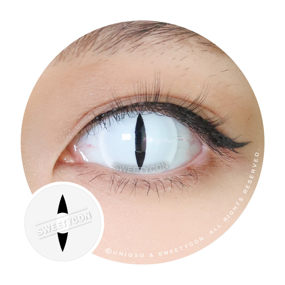 Realistic White Snake Eye | Cosplay Contacts | Cat Eyes Contacts – UNIQSO