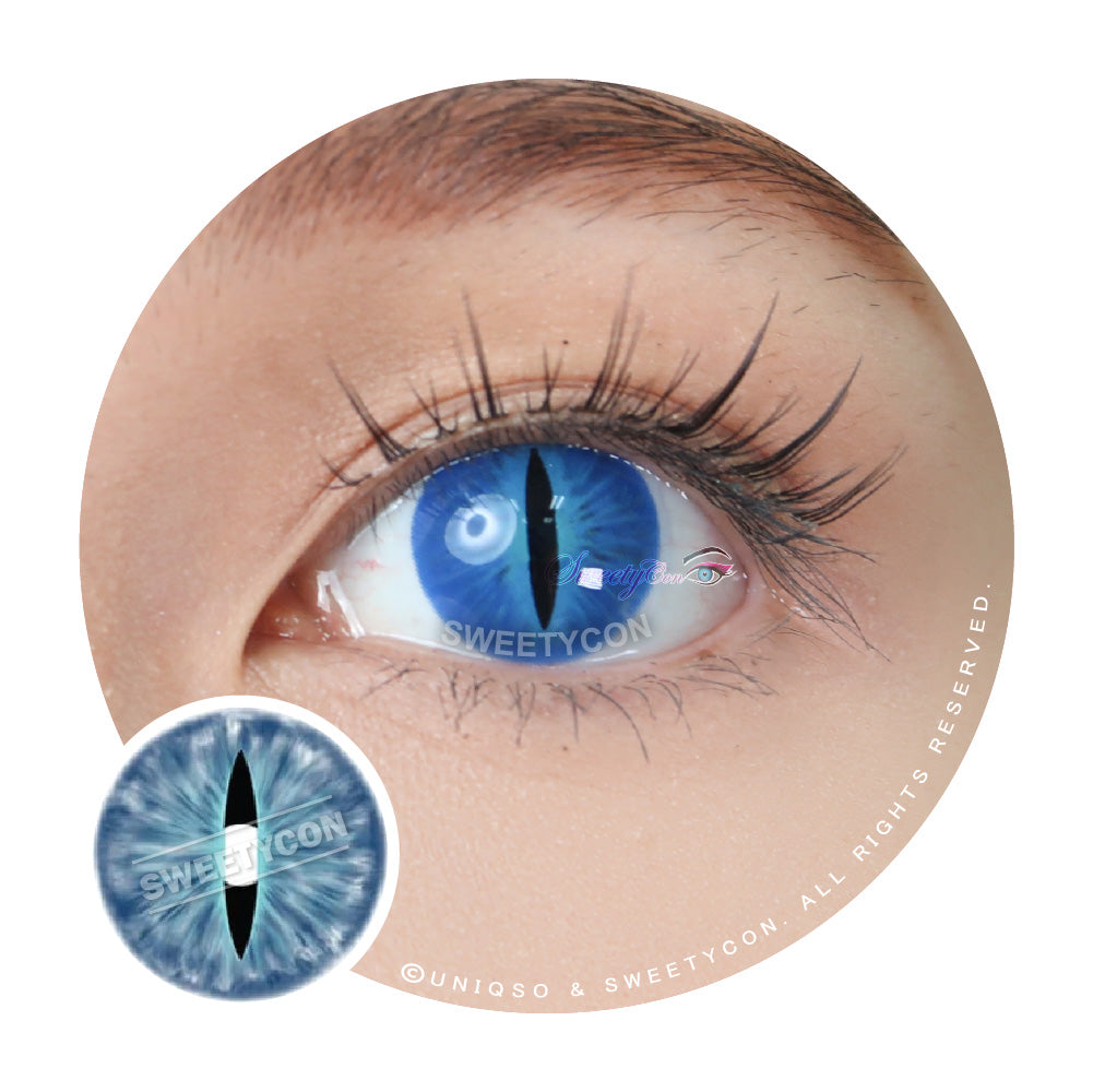 Blue Cat Eye Contacts | Demon Eye Contacts | With Prescription ...