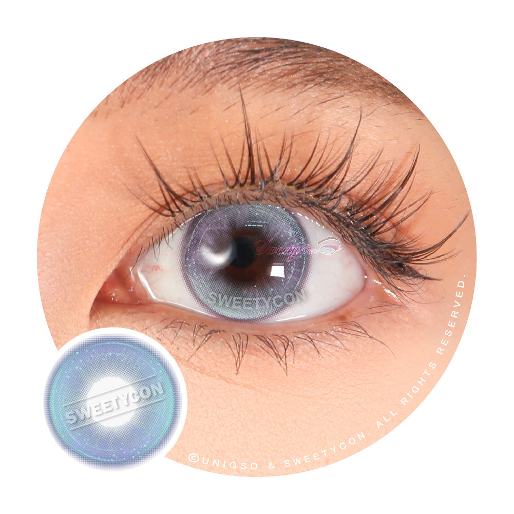 Sweety Butterfly Blue Colored Contacts | For Cosplay or Daily Wear – UNIQSO