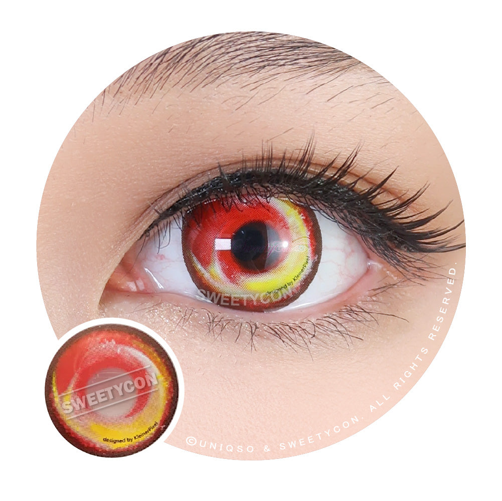 Fire Eyes Contacts: Ignite Your Cosplay with Flaming & Fiery Lenses ...