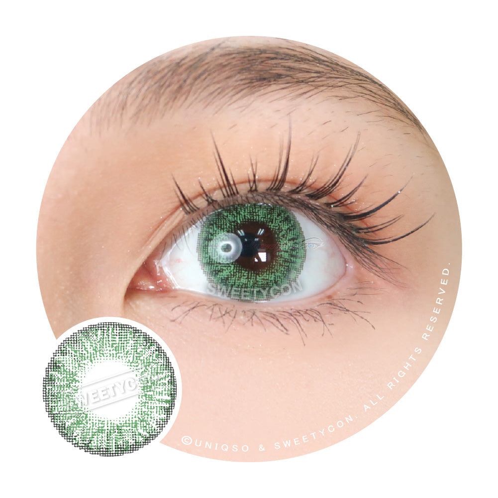 Sweety 3 Tones Gemstone Green | Daily Cosmetic Colored Contacts – UNIQSO