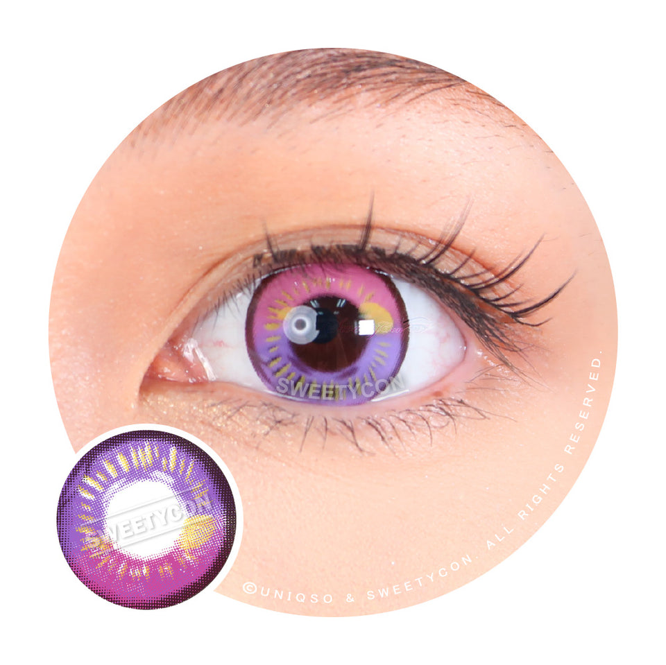 Best Violet Contacts For Anime Cosplay | Colored Contacts – UNIQSO