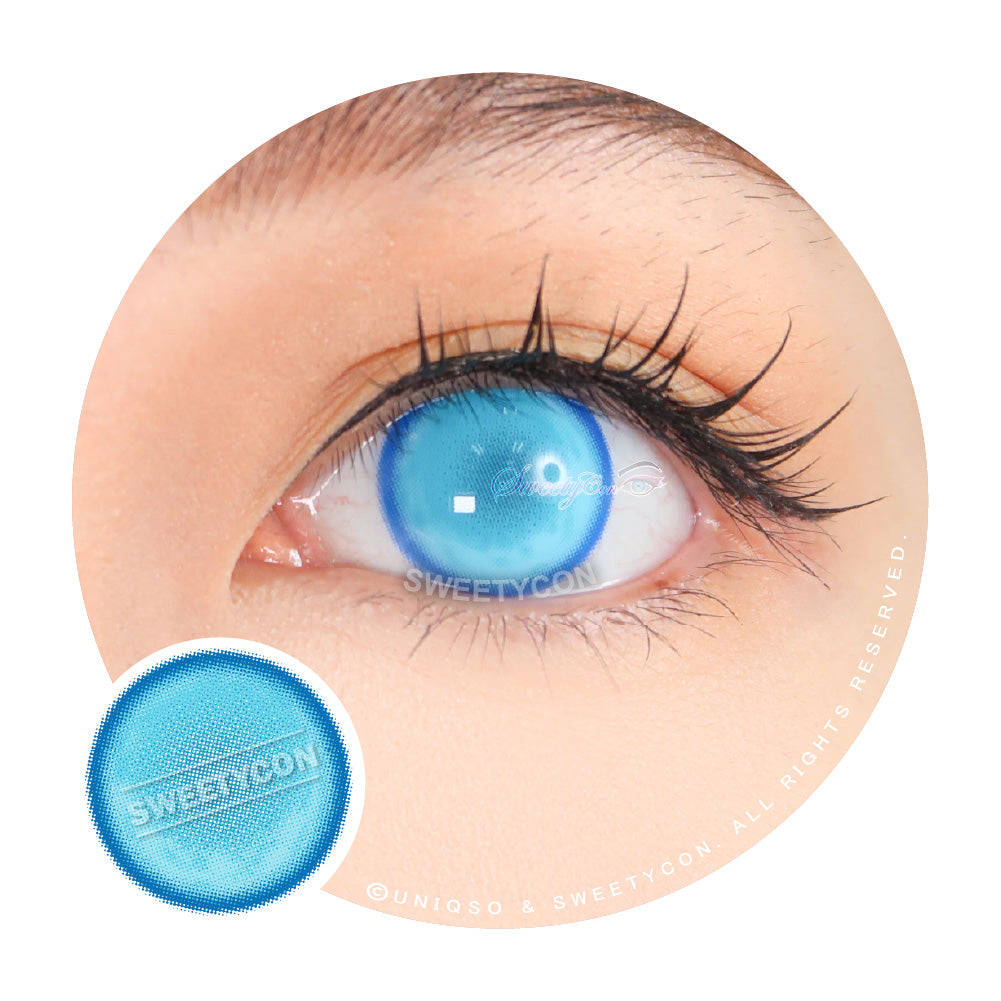 Sweety Paradise Blue Colored Contacts For Fairy Look – UNIQSO