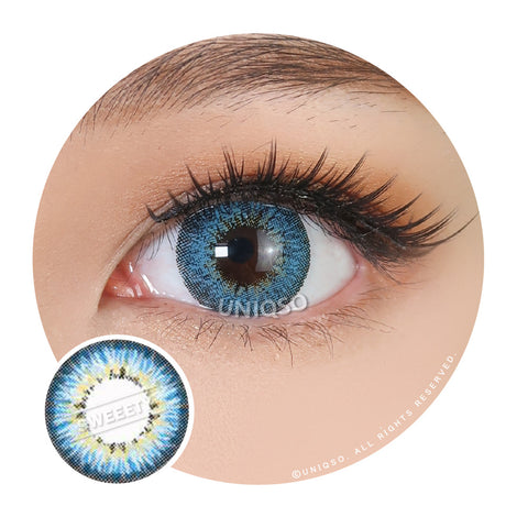 Blue Contacts | Blue Eye Contacts | Blue Contact Lenses – UNIQSO
