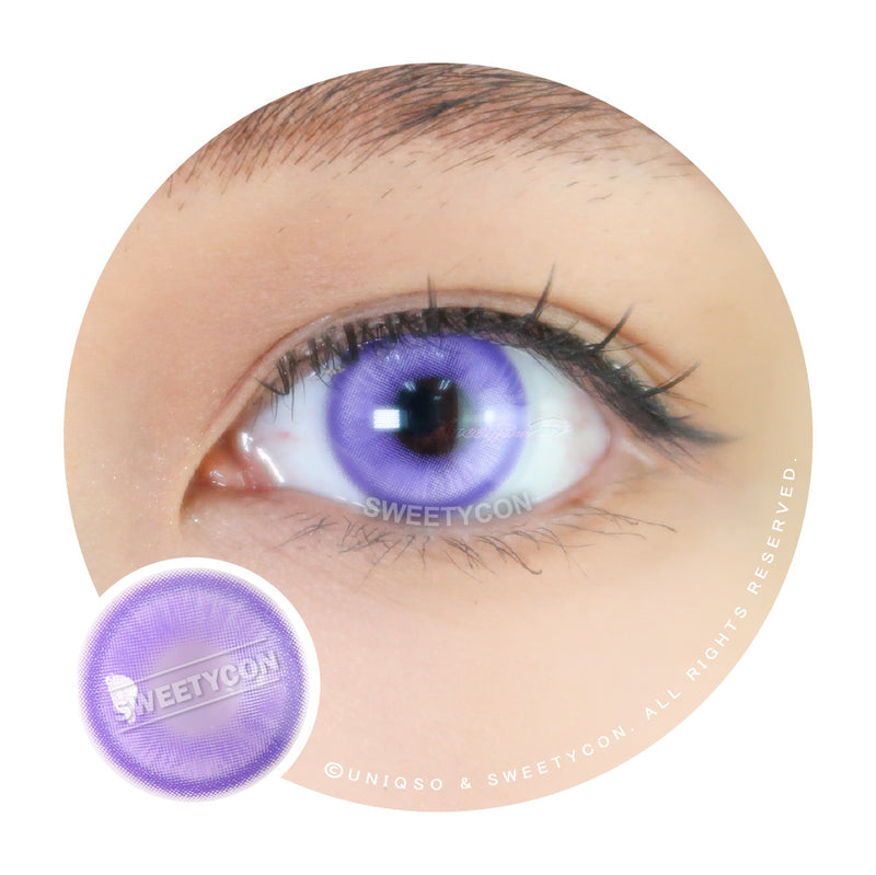 Sweety Magic Pop Blue Violet Colored Contacts – UNIQSO