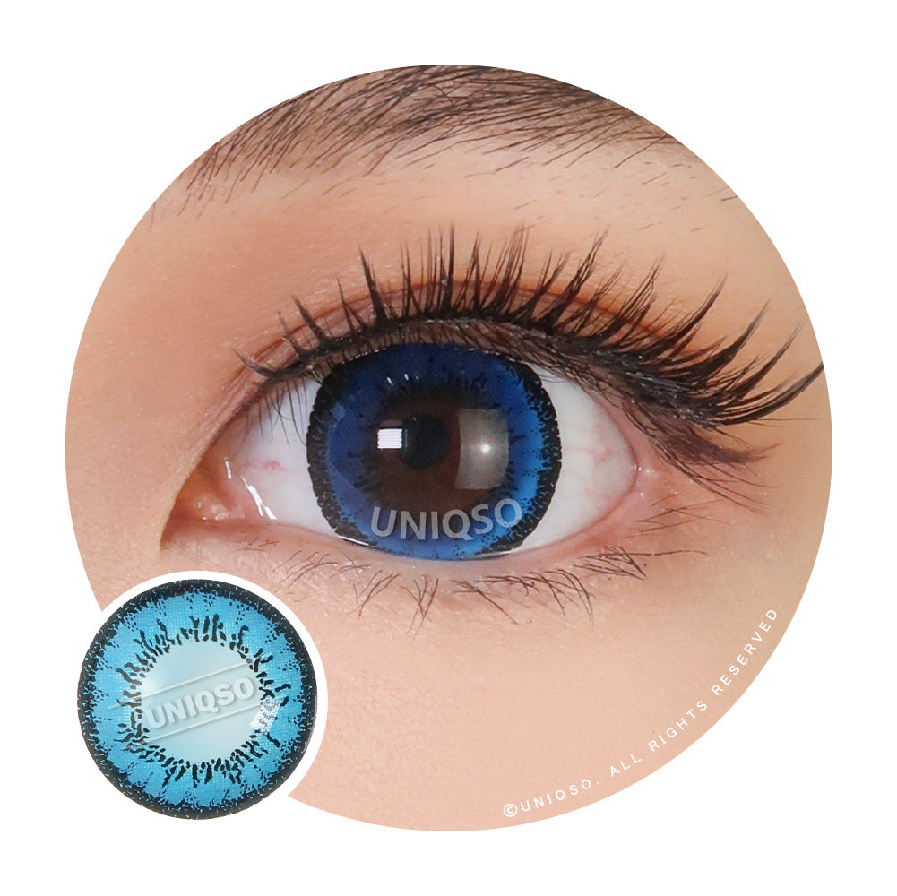 Blue Colored Contacts: Perfect Lenses for Big Eyes Anime Cosplay – UNIQSO