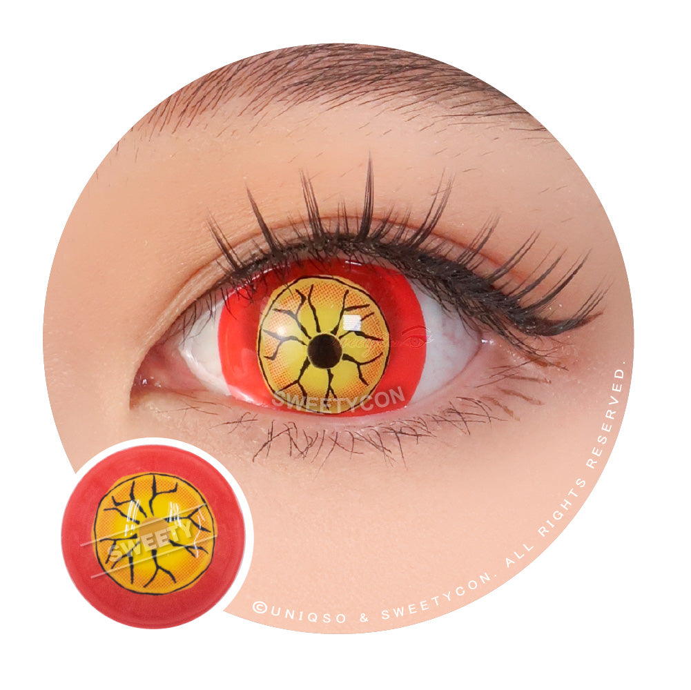 Mini Sclera Demon Eye Contacts: Perfect for Demon Slayer Kokushibo ...