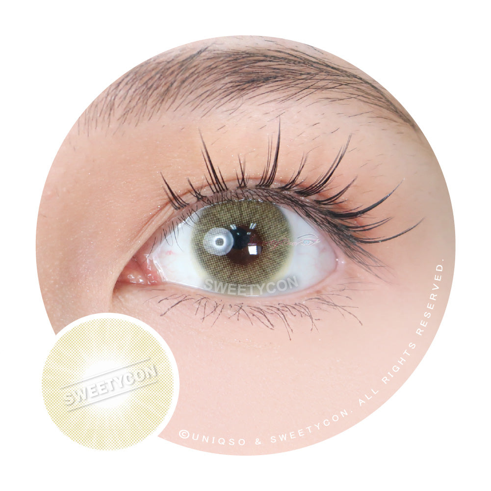 Sweety Hidrocor Amber Colored Contacts – UNIQSO