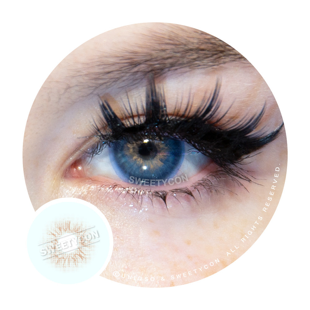Best Light Blue Colored Contacts With Hazel Color | Color Blend ...