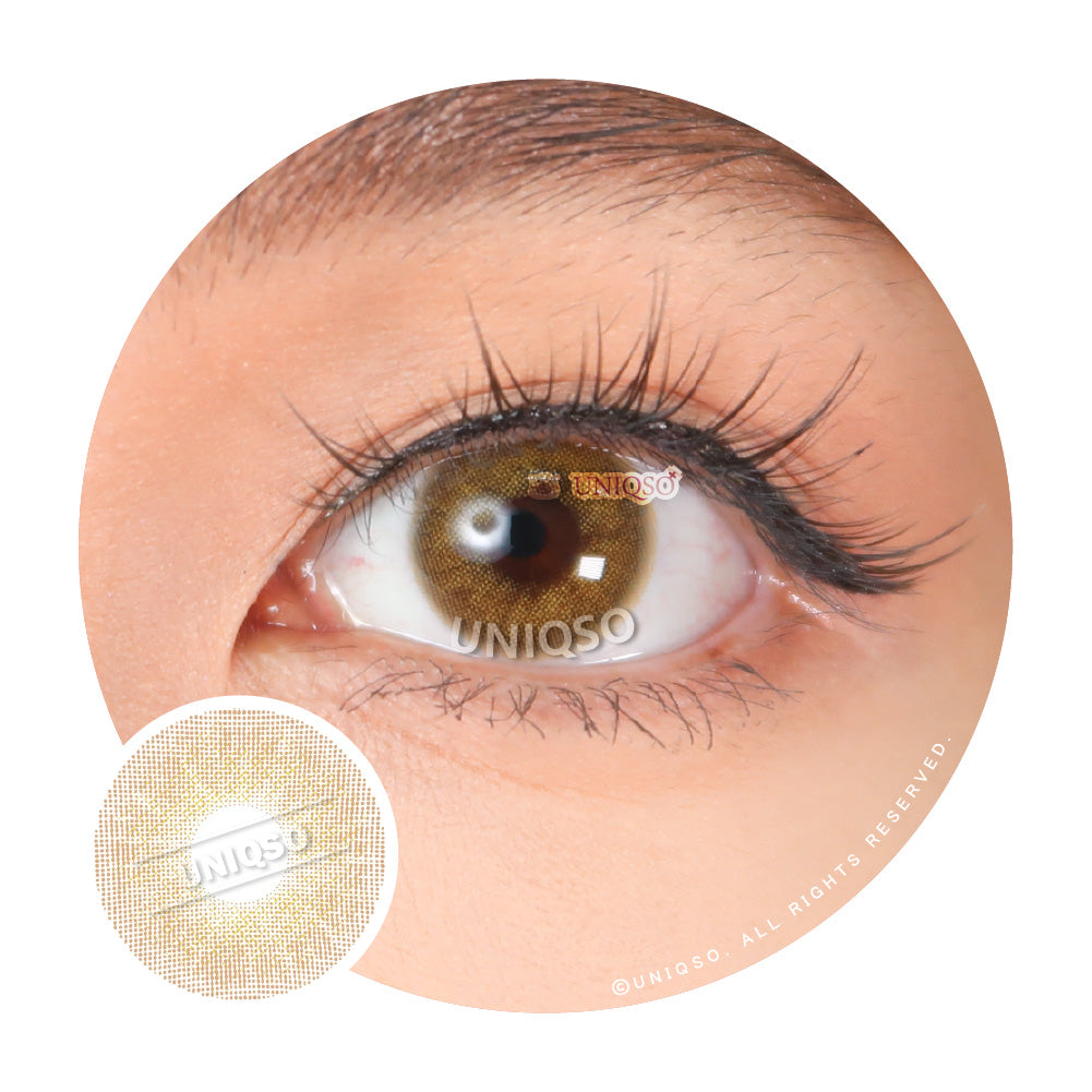 Kazzue Basic Pure Brown Colored Contacts – UNIQSO