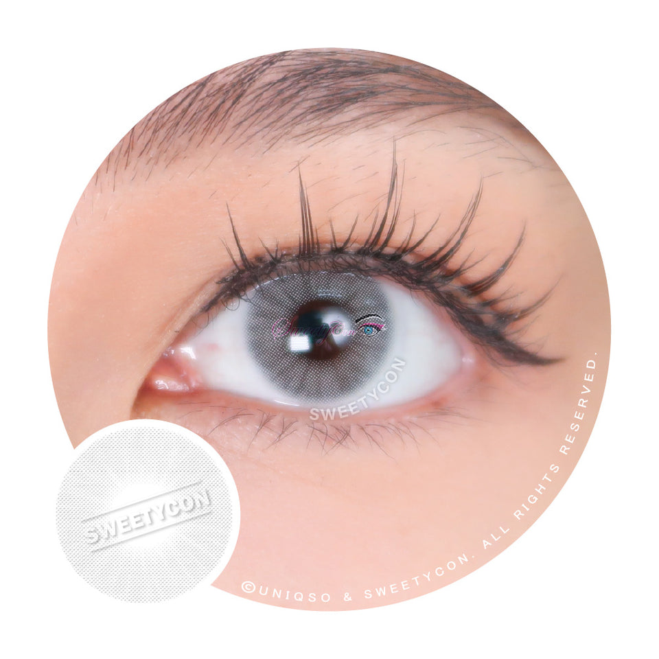 Icy Grey Colored Contacts for a Subtle, Natural Look – UNIQSO