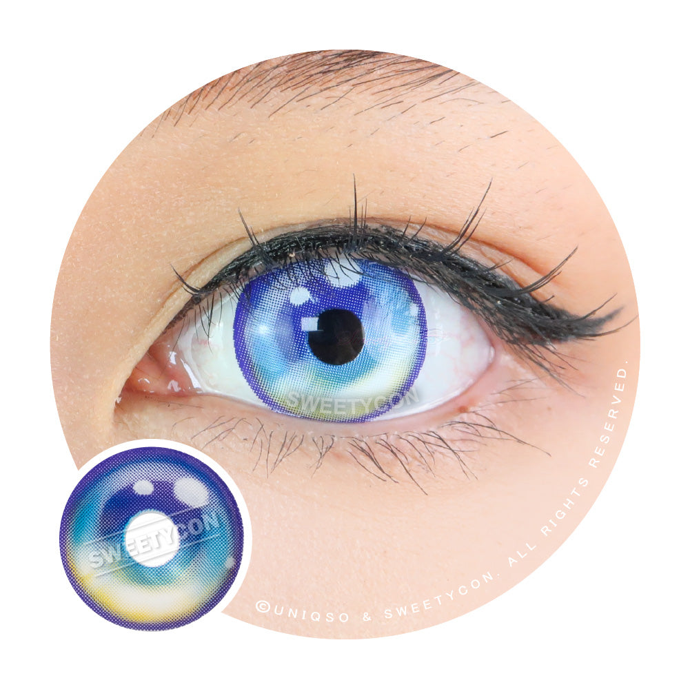 Sweety Sailor Cyan Blue Gradient | Anime Eye Cosplay Contacts – UNIQSO