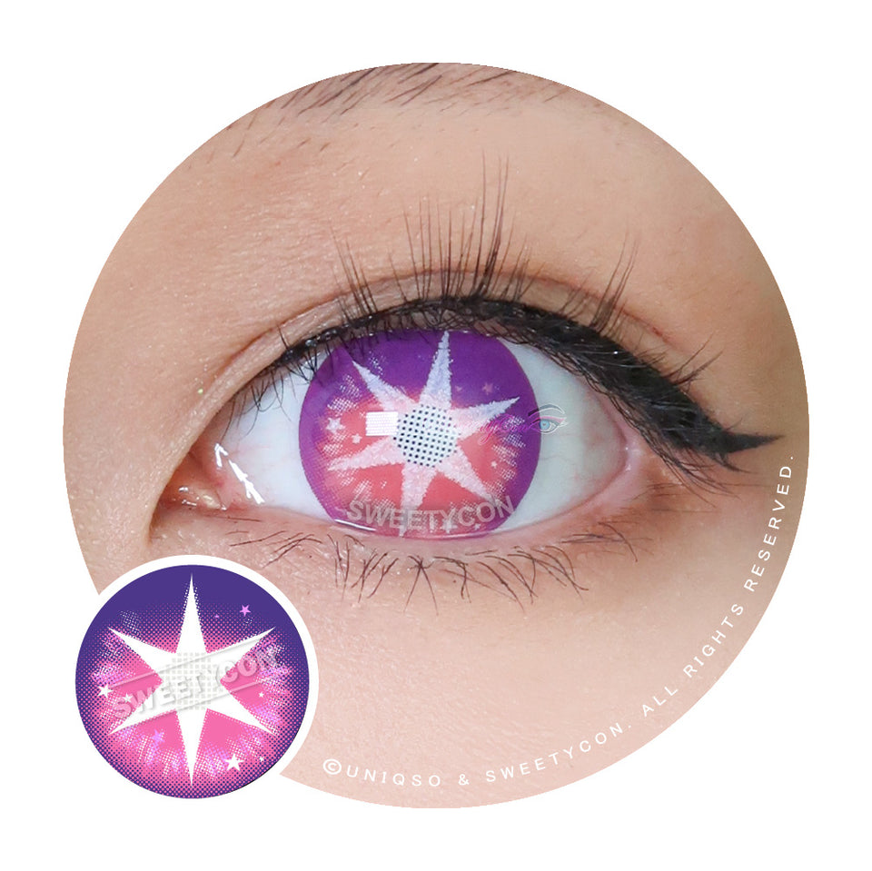 Sweety Pop Star Violet | Purple Star Colored Contacts | Oshi no Ko Ai ...