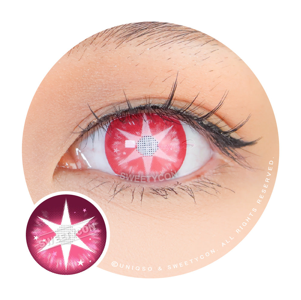 Sweety Pop Star Pink | Purple Star Colored Contacts | Oshi no Ko Ruby ...