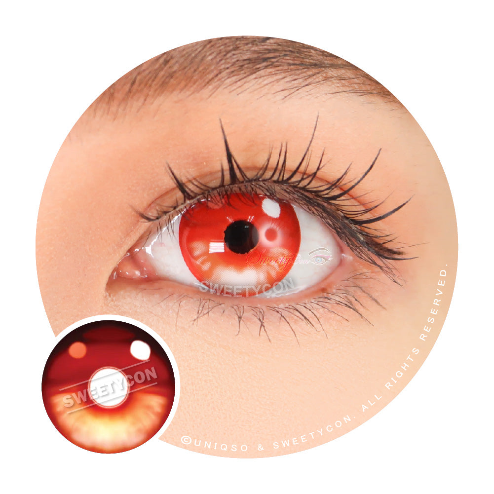 Sweety Anime Gradient Orange | Prescription | Colored Contacts – UNIQSO