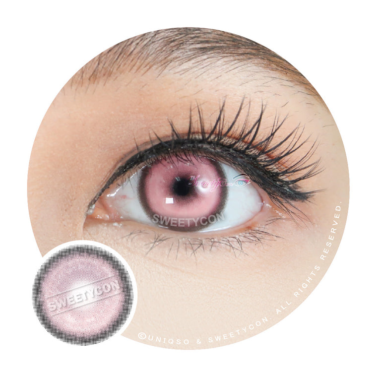 Sweety Koi Pink Cosplay Colored Contacts For Anime Eye – UNIQSO