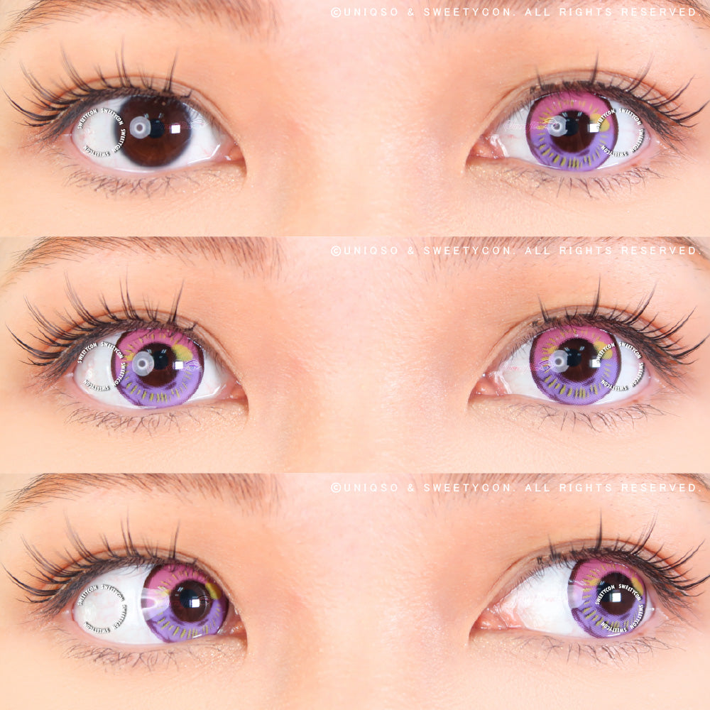 Best Violet Contacts For Anime Cosplay | Colored Contacts – UNIQSO
