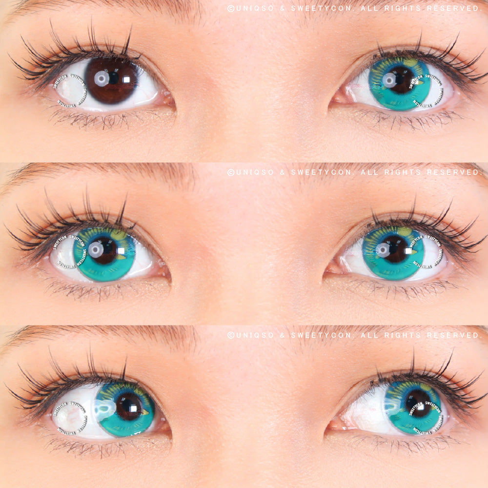 Turquoise Anime Contacts - Elevate Your Cosplay Experience – UNIQSO
