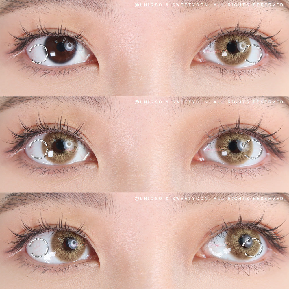 Colored Contacts: Enhance Your Look with Natural Brown Color Contact ...