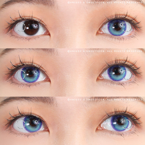 Anime Tear Blue Colored Contacts | Perfect Anime Cosplay | Prescription ...