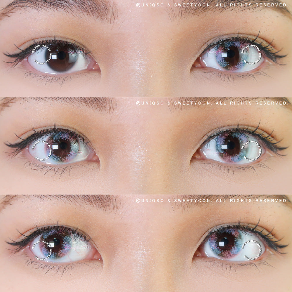 Sweety Colorful Rainbow Pink Colored Contacts – UNIQSO