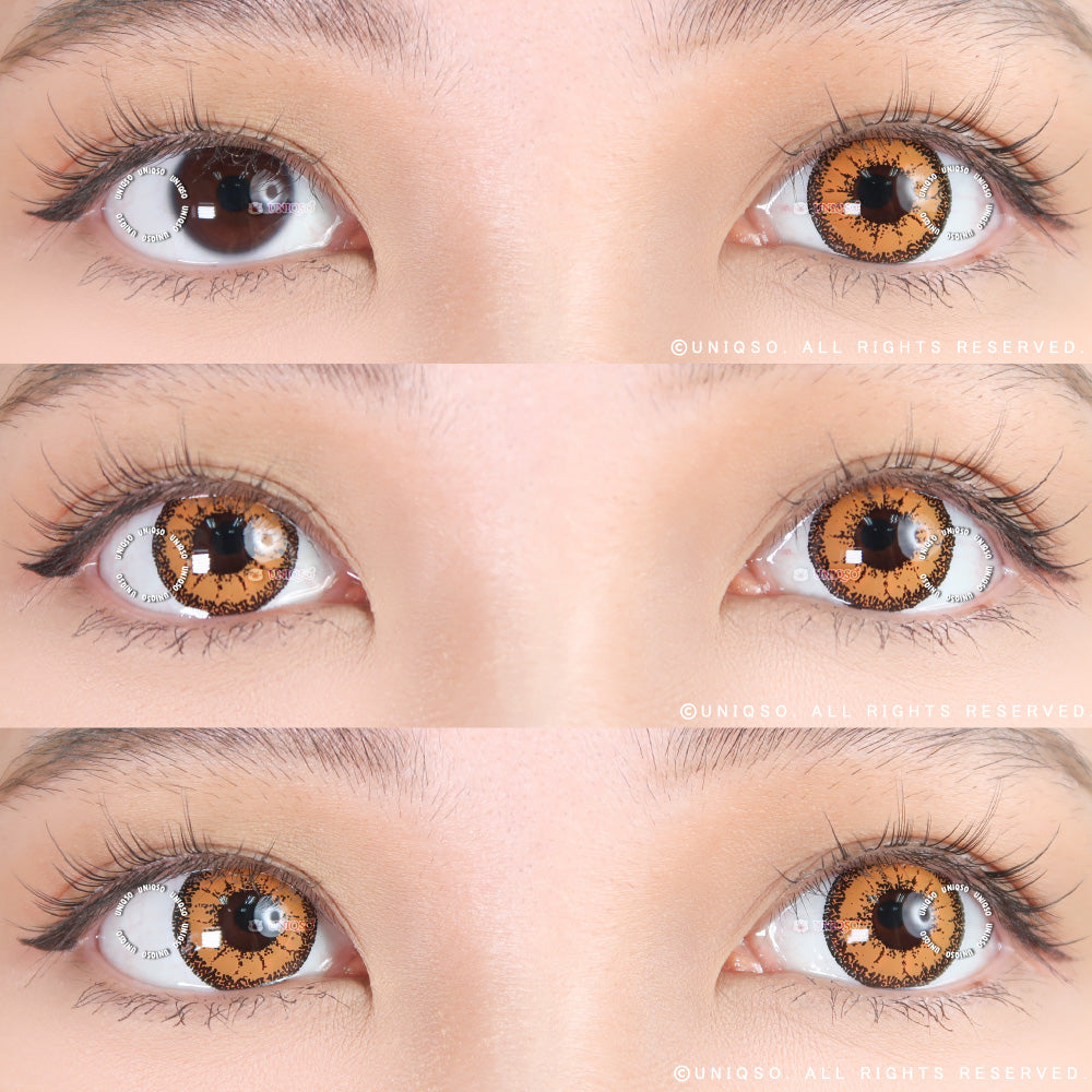 Kazzue Vivid Brilliant Orange Colored Contacts – UNIQSO