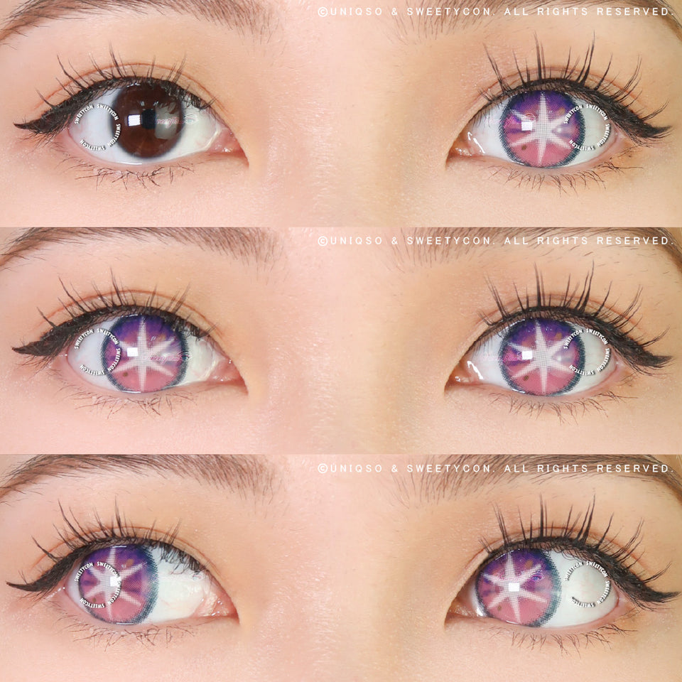 Sweety Star Idol Violet | Purple Star Colored Contacts | Oshi no Ko Ai ...