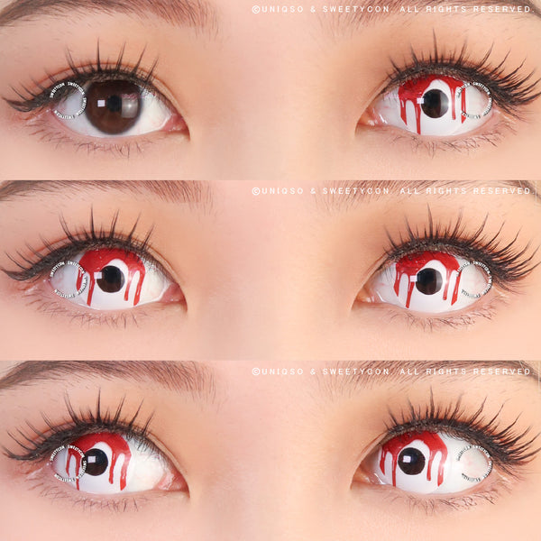 Sweety Bleeding Eye Halloween Cosplay Colored Contacts – UNIQSO