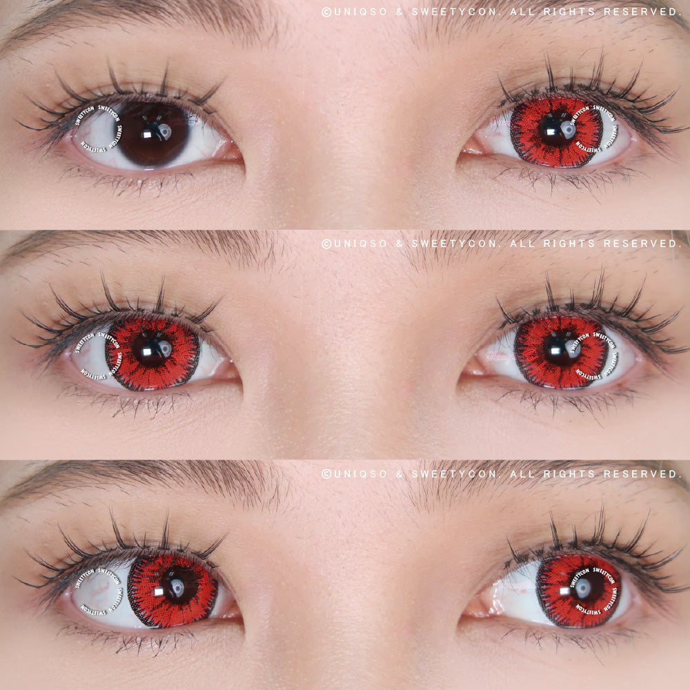 FDA Approved - Best Red Colored Contacts with Prescription – UNIQSO