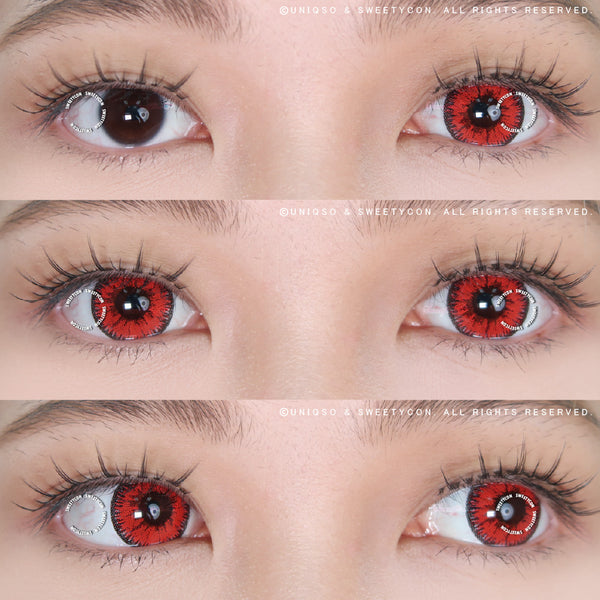 FDA Approved - Best Red Colored Contacts with Prescription – UNIQSO