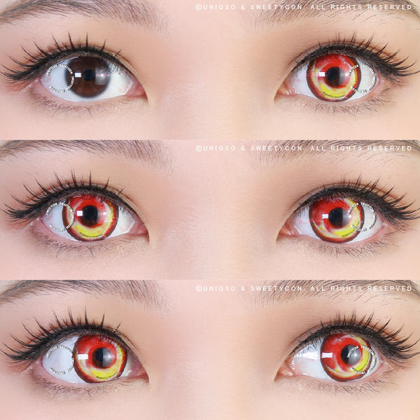 Fire Eyes Contacts: Ignite Your Cosplay with Flaming & Fiery Lenses ...
