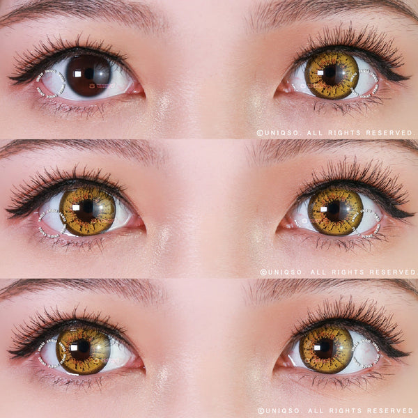 Kazzue Cosplay Vivid Yellow Colored Contacts – UNIQSO