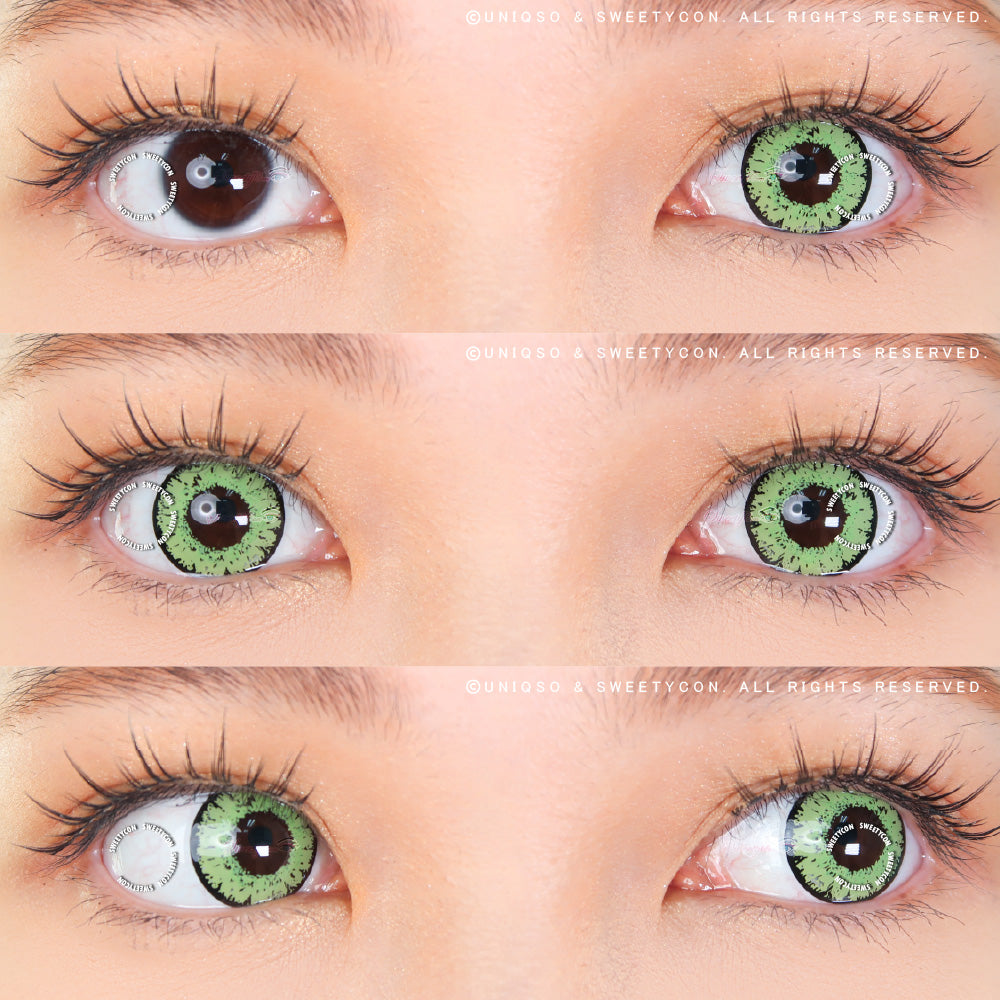 Sweety Queen Yellow Green | Colored Contacts – UNIQSO