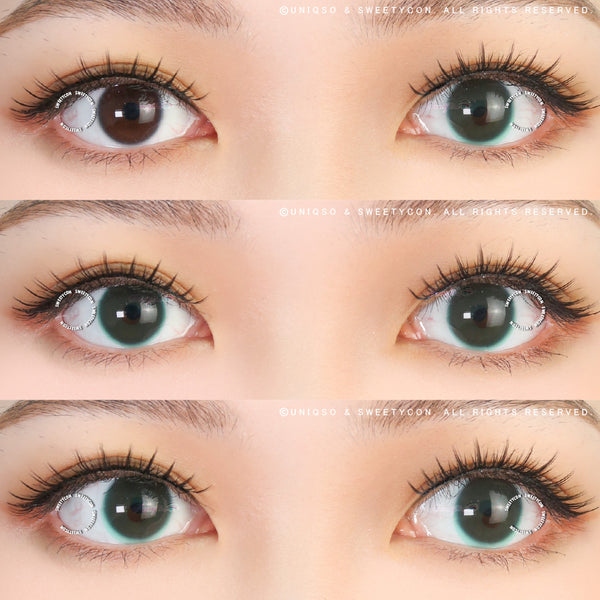 Sweety Soft Green: Natural-Looking Green Colored Contacts for Light ...