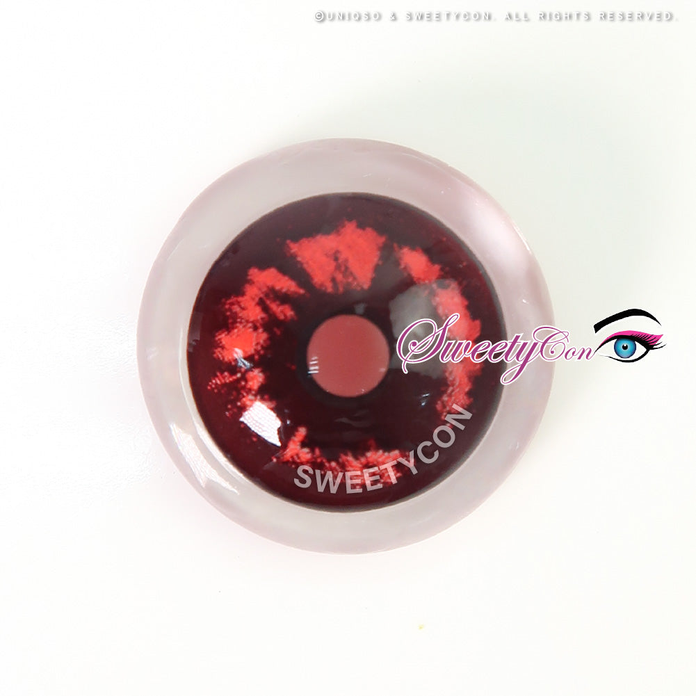 Sweety Crazy Red Demon | Colored Contacts For Halloween & SFX – UNIQSO