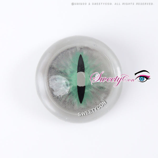 Gray Demon Eye / Cat Eye Contacts| Prescription | Halloween Contacts ...