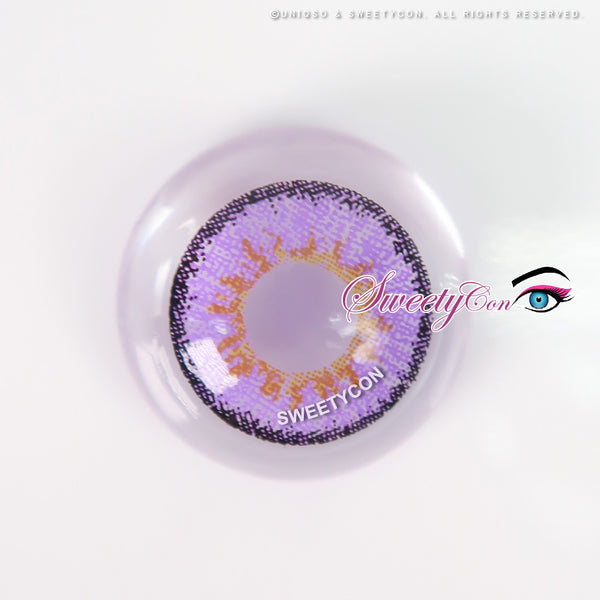 Sweety Snow Violet Colored Contacts – UNIQSO