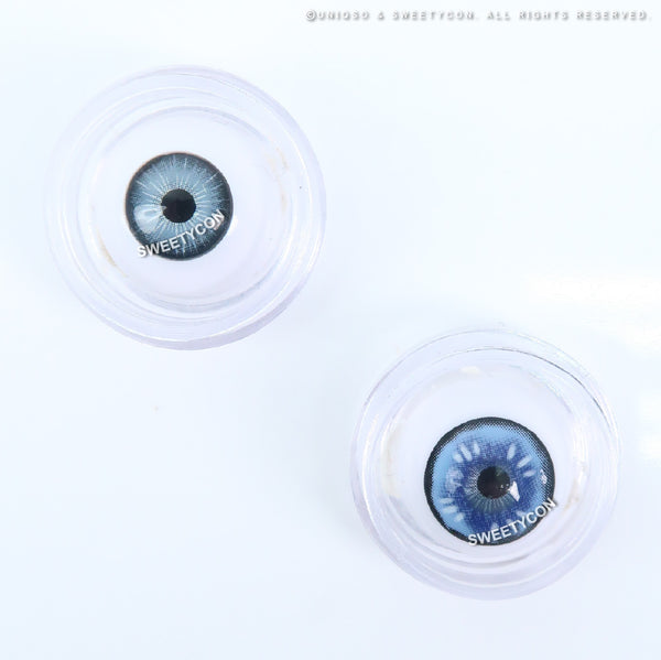 Sweety Hydro Arctic | Blue Gradient Cosplay Colored Contacts – UNIQSO