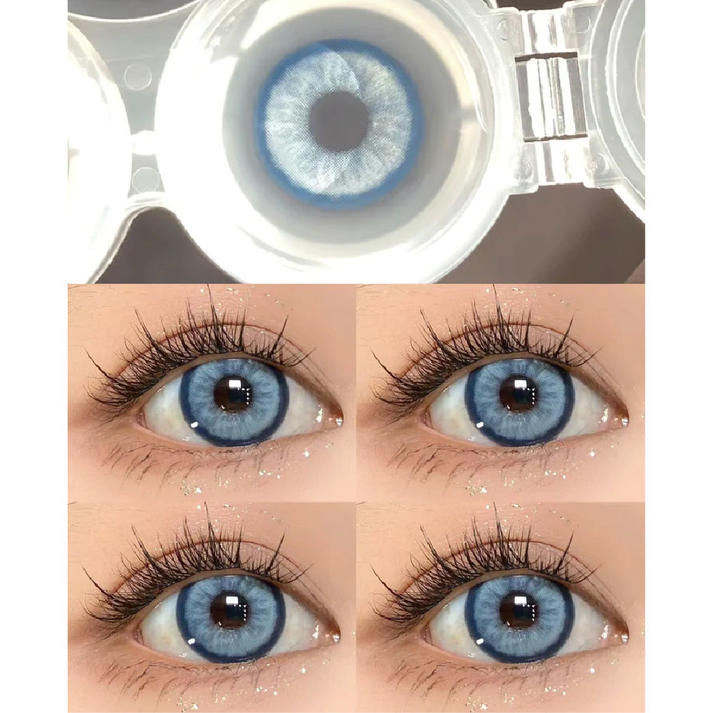 Kazzue Glitz Blue Colored Contacts – UNIQSO